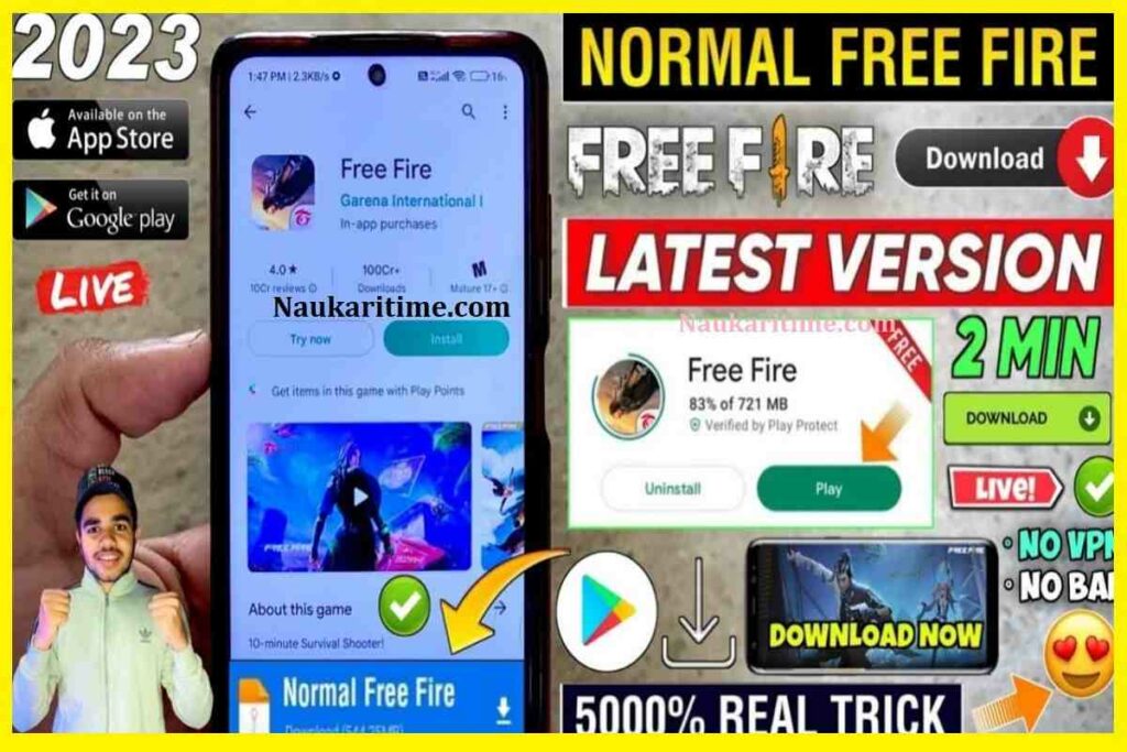 Old Free Fire Download 2024: Normal Free Fire Latest Version Download ...