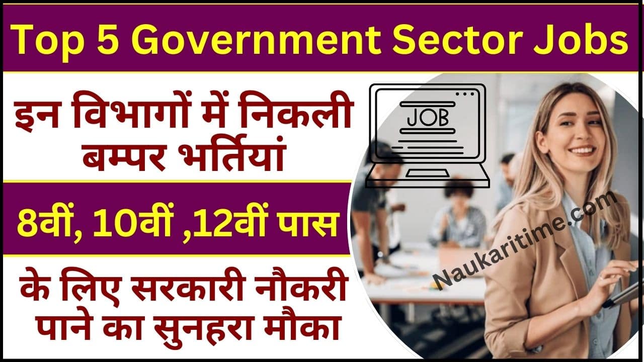 Top 5 Government Sector Jobs 2024 : इन विभागों में निकली बम्पर भर्तियां ...